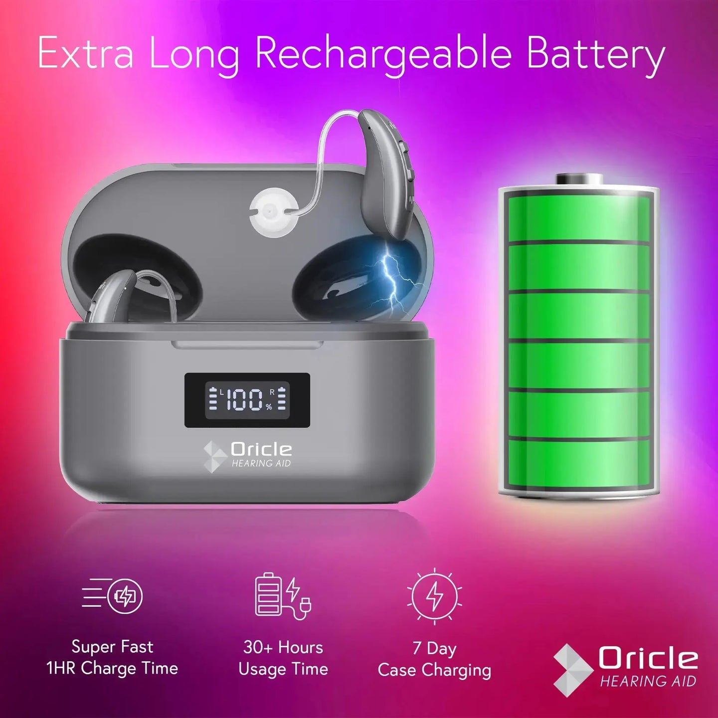 Oricle TrueFit - Advanced Behind The Ear Hearing Aid – Oricle Hearing